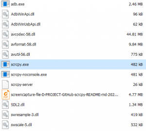 scrcpy - điều khiển điện thoại trên máy tính - THỊ GIÁC MÁY TÍNH