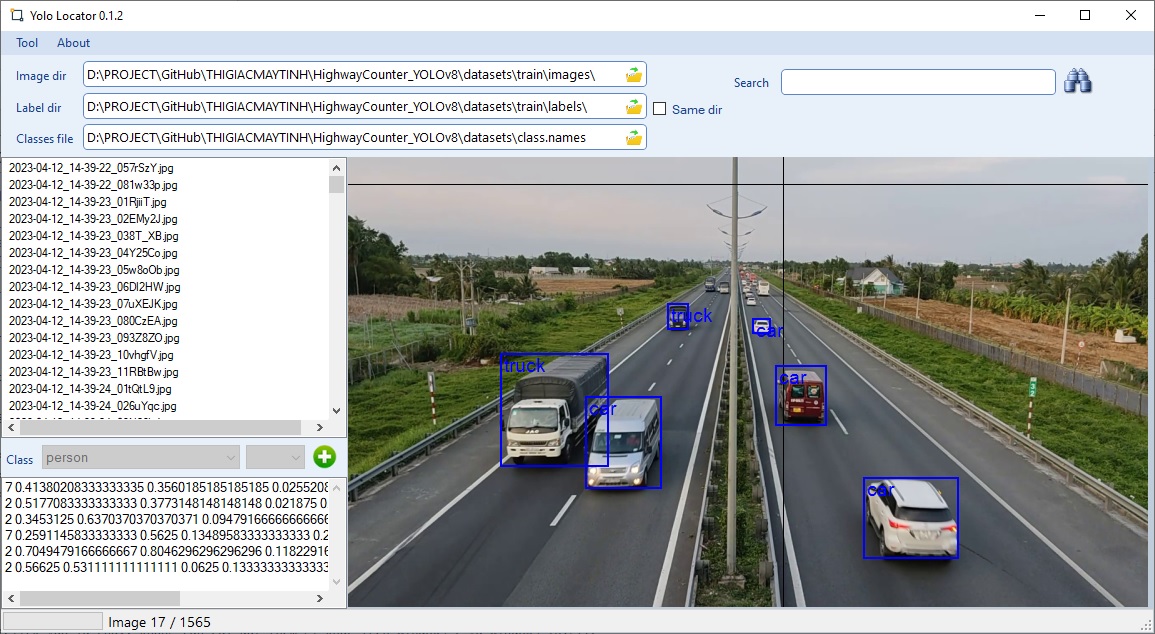 YOLO label - công cụ đánh nhãn Yolo tương tự labelImg - THỊ GIÁC MÁY TÍNH