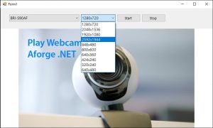 Hướng dẫn đọc webcam trong Windows Form C# bằng thư viện Aforge - THỊ GIÁC MÁY TÍNH